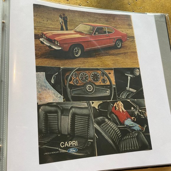 Accents | Vintage 7s Sport Magazine Ford Capri Ad Poster | Poshmark